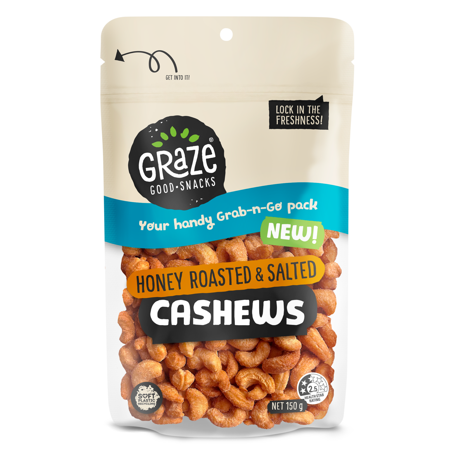 Roasted & Salted Peanuts - 800g - GRAZE