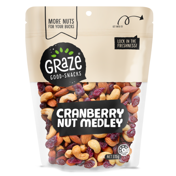 Cranberry Nut Medley - 515g - GRAZE
